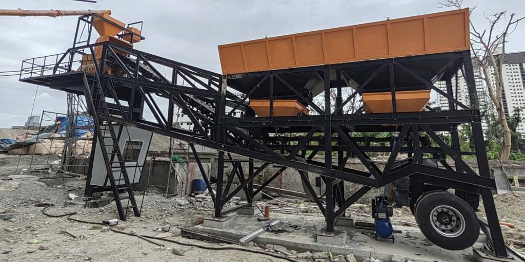 Aimix Mobile Batch Plant Was Installed In Manila, Philippines