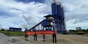 AJ180 Concrete Batching Plant Has Been Installed In Malaysia