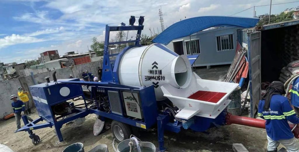 Pumpcrete in Baguio, Philippines - Use AIMIX Brand Pumpcrete