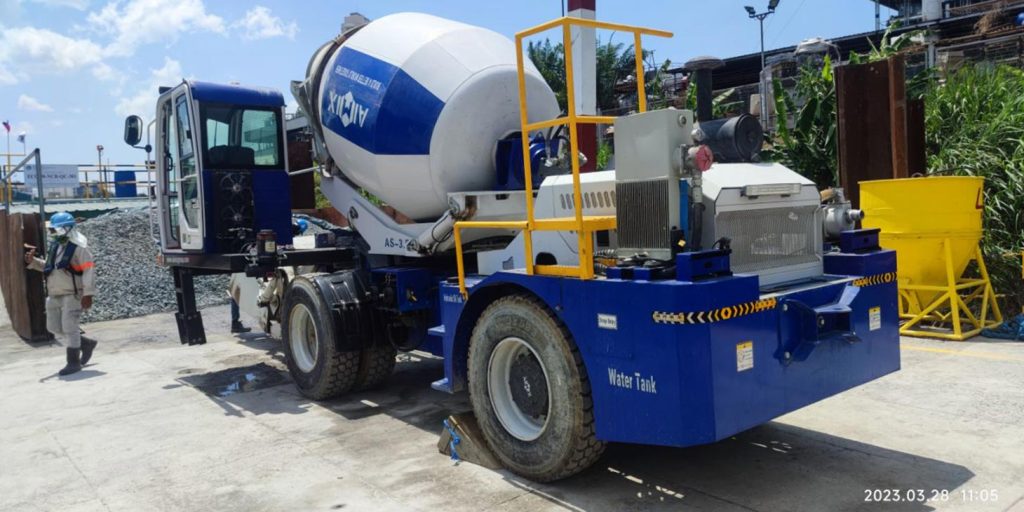 AS-3.5 Self Loading Mixer For Flood Protection Project in Taytay