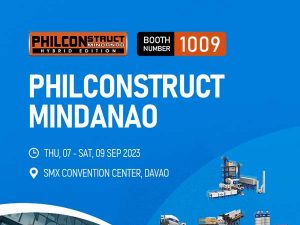 Participate in Philconstruct Mindanao 2023 Exhibition in September