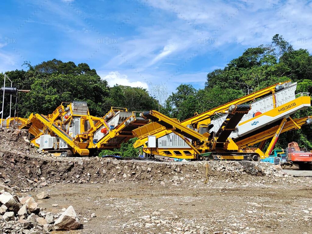 Mobile Screening Plants in Philippines - Separator for Aggregate